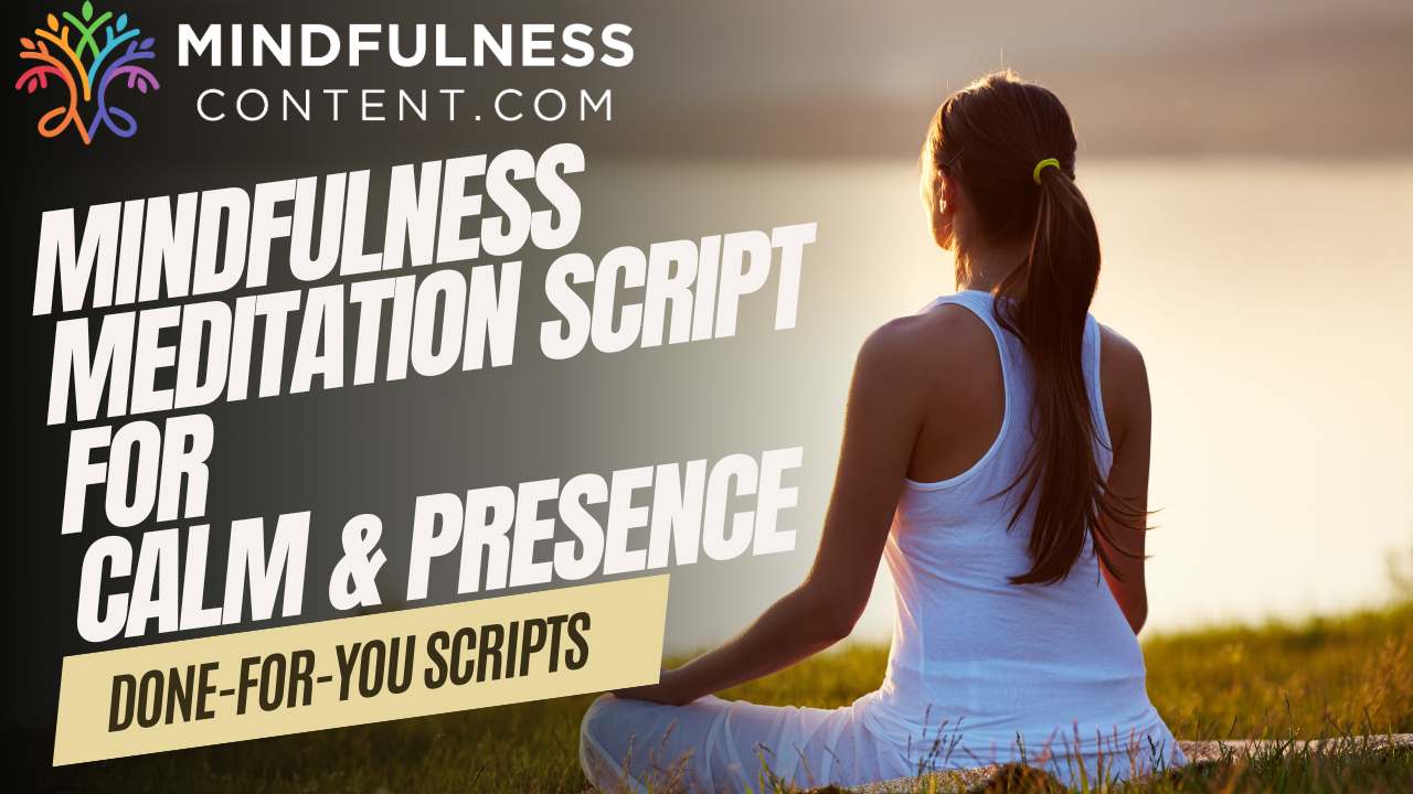 10-Minute Mindfulness Meditation Script for Coaches and Ther 10-Minute Mindfulness Meditation Script for Coaches and Ther